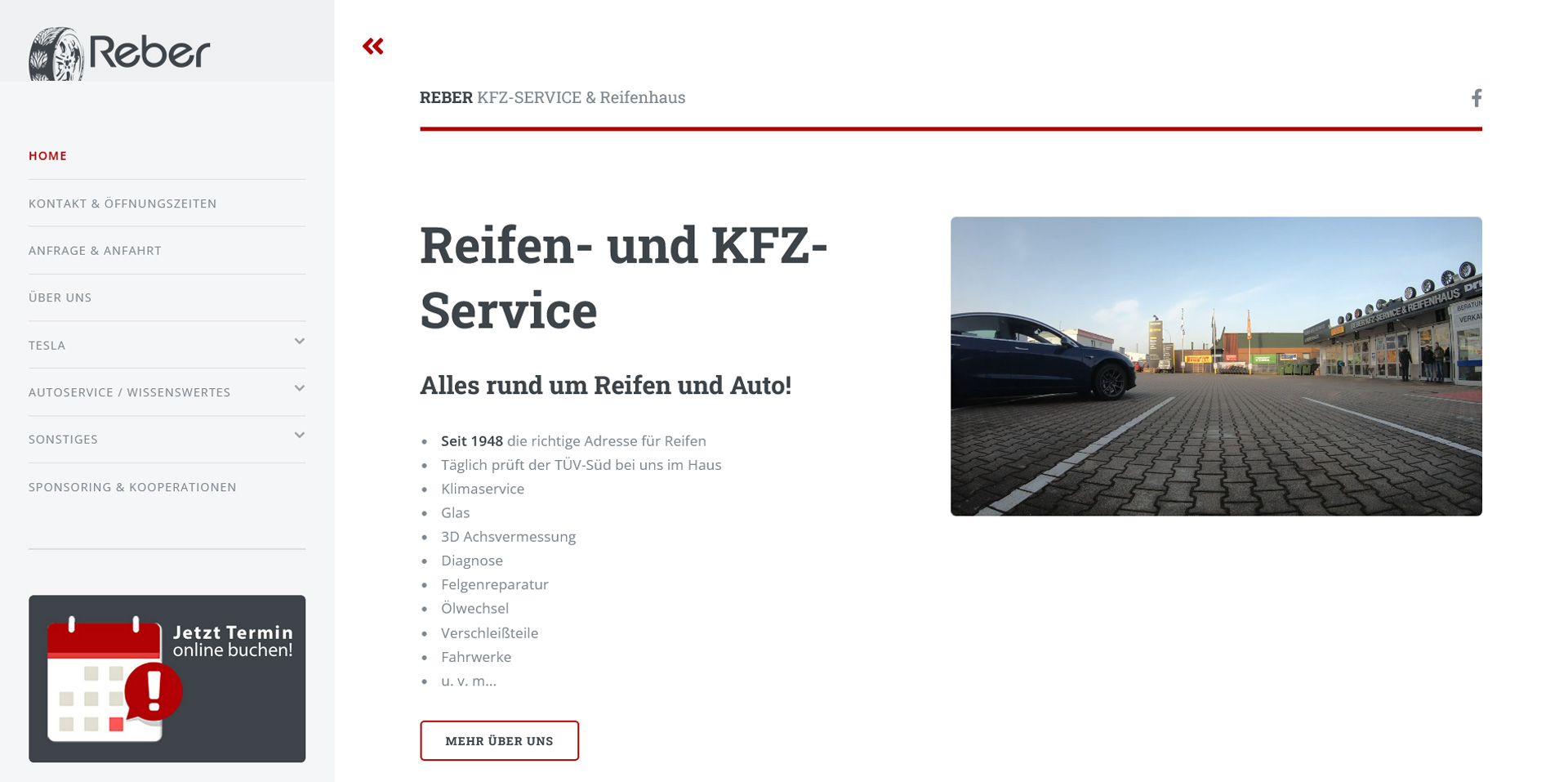 Reber Reifenhaus & KFZ-Service - Marketing und Gestaltung